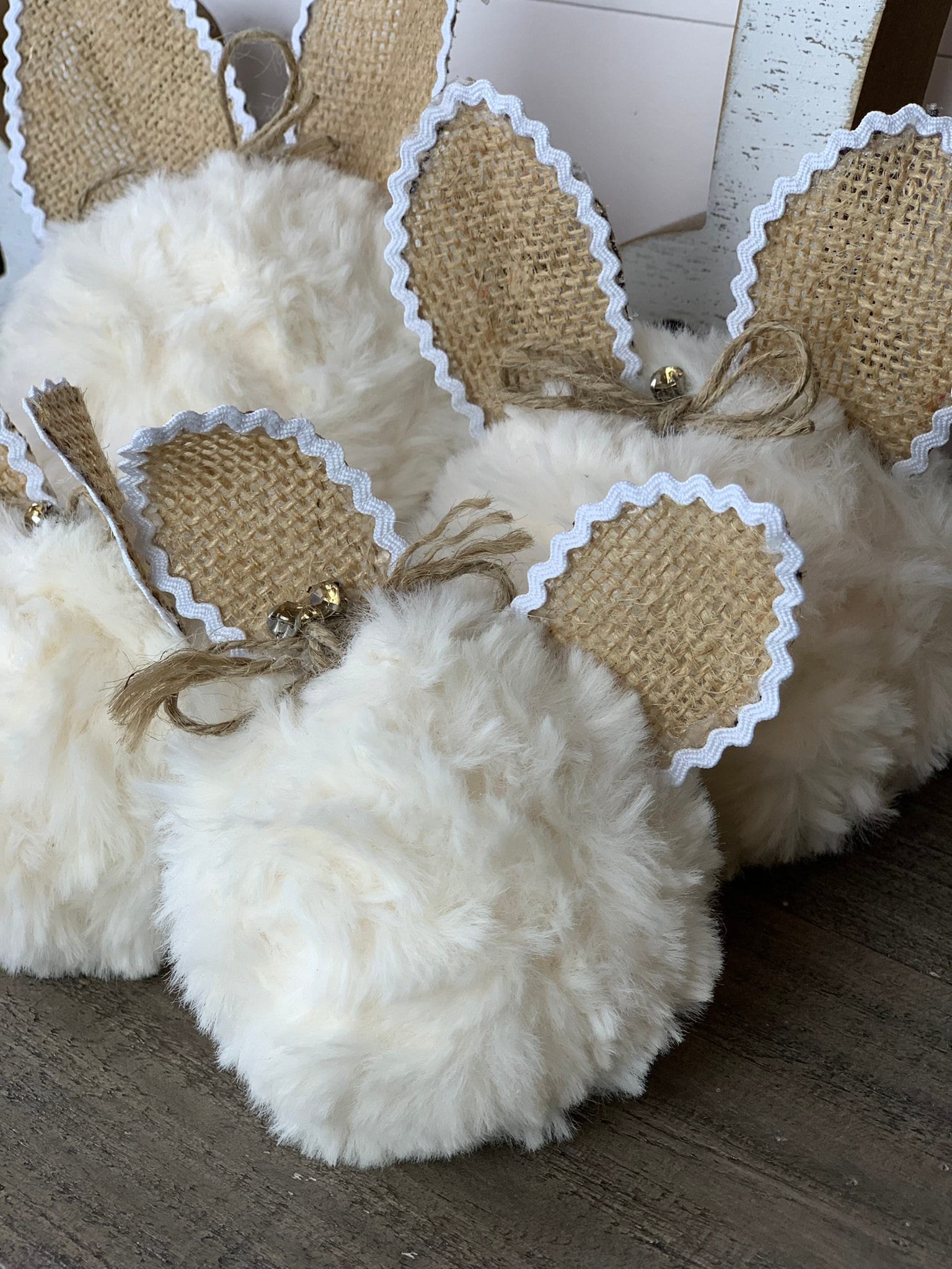 Fluffy Easter Bunny |bunny Spring Decorations | Easter Bunny Table ...