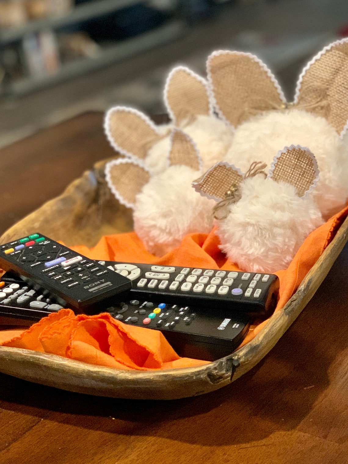 Fluffy Easter Bunny bunny Spring Decorations Easter Bunny Table Accent ...