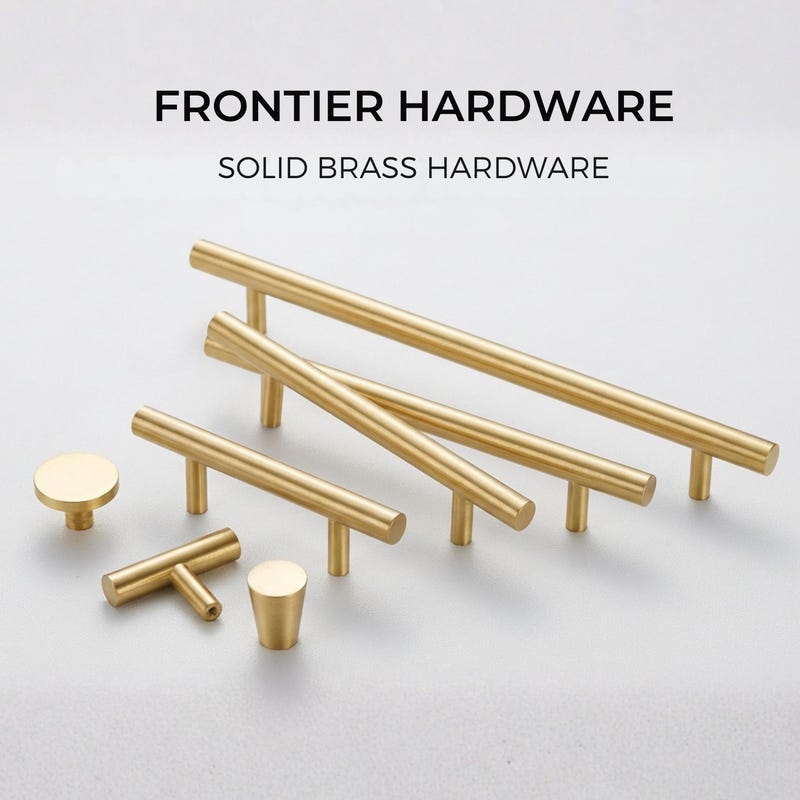 Gold T Bar Pull Handle - Etsy