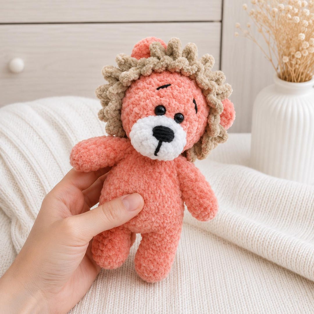 Lion Crochet Pattern PDF | Lion Amigurumi Toy Pattern | Crochet Lion ...