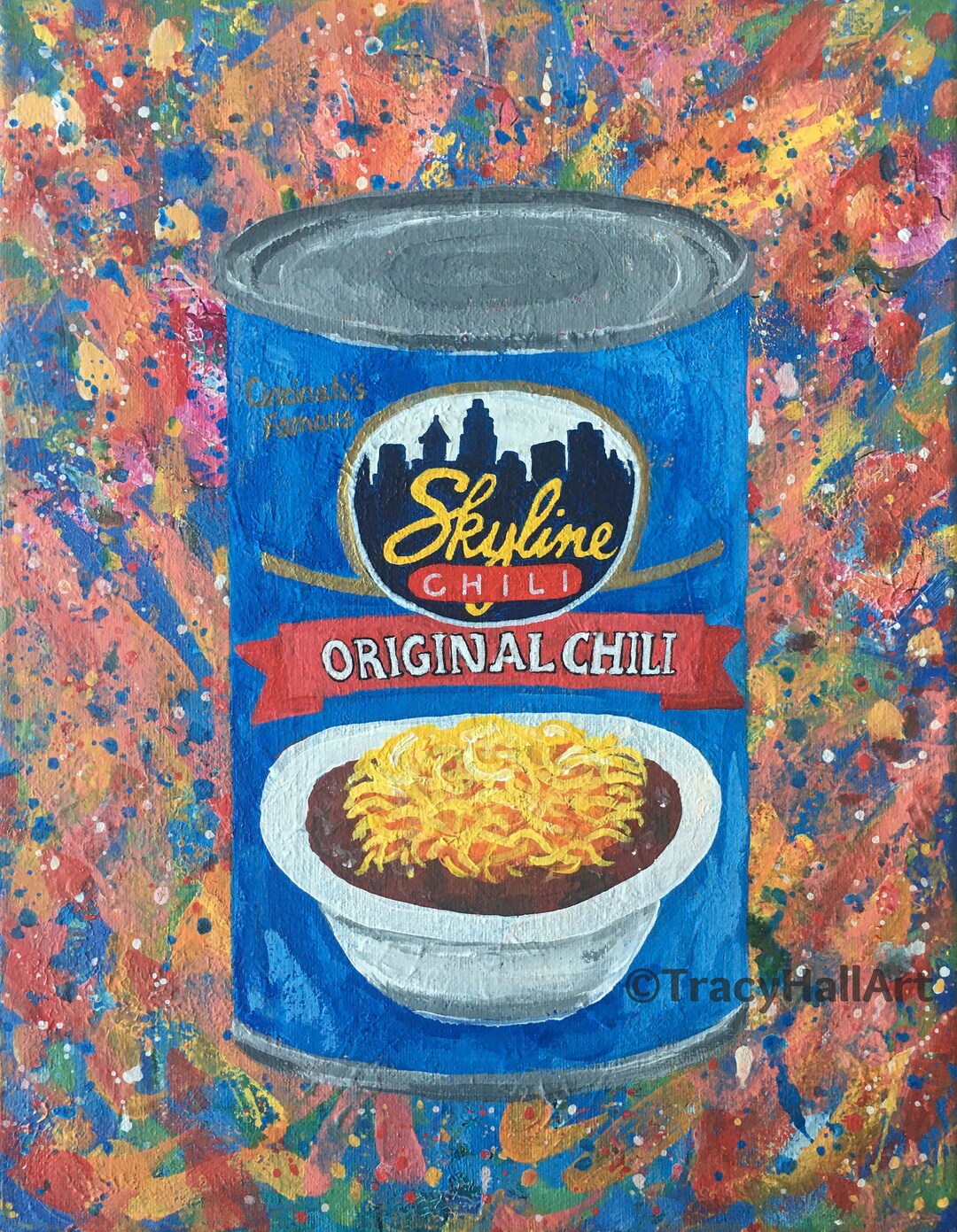 Skyline Chili Art Cincinnati Art Cincinnati's Famous Chili PRINT 8" X ...