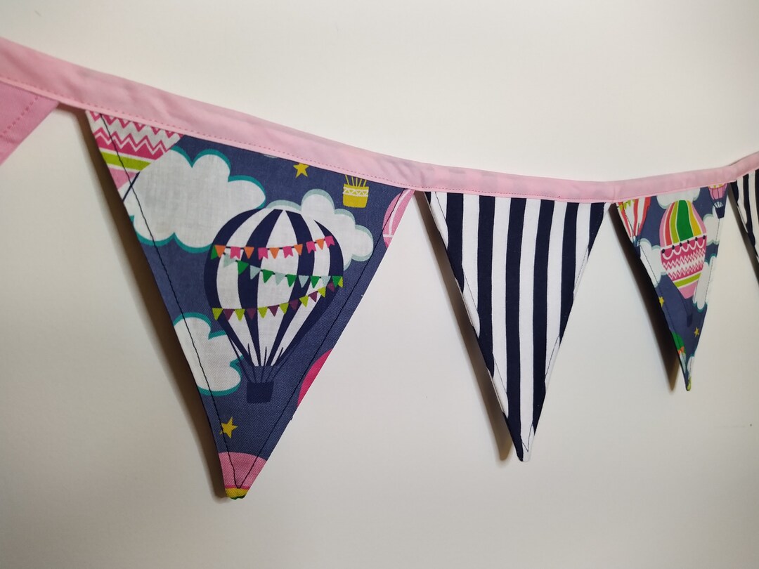 Hot Air Balloon Pennant Banner: Kids Room Decor - Etsy Australia