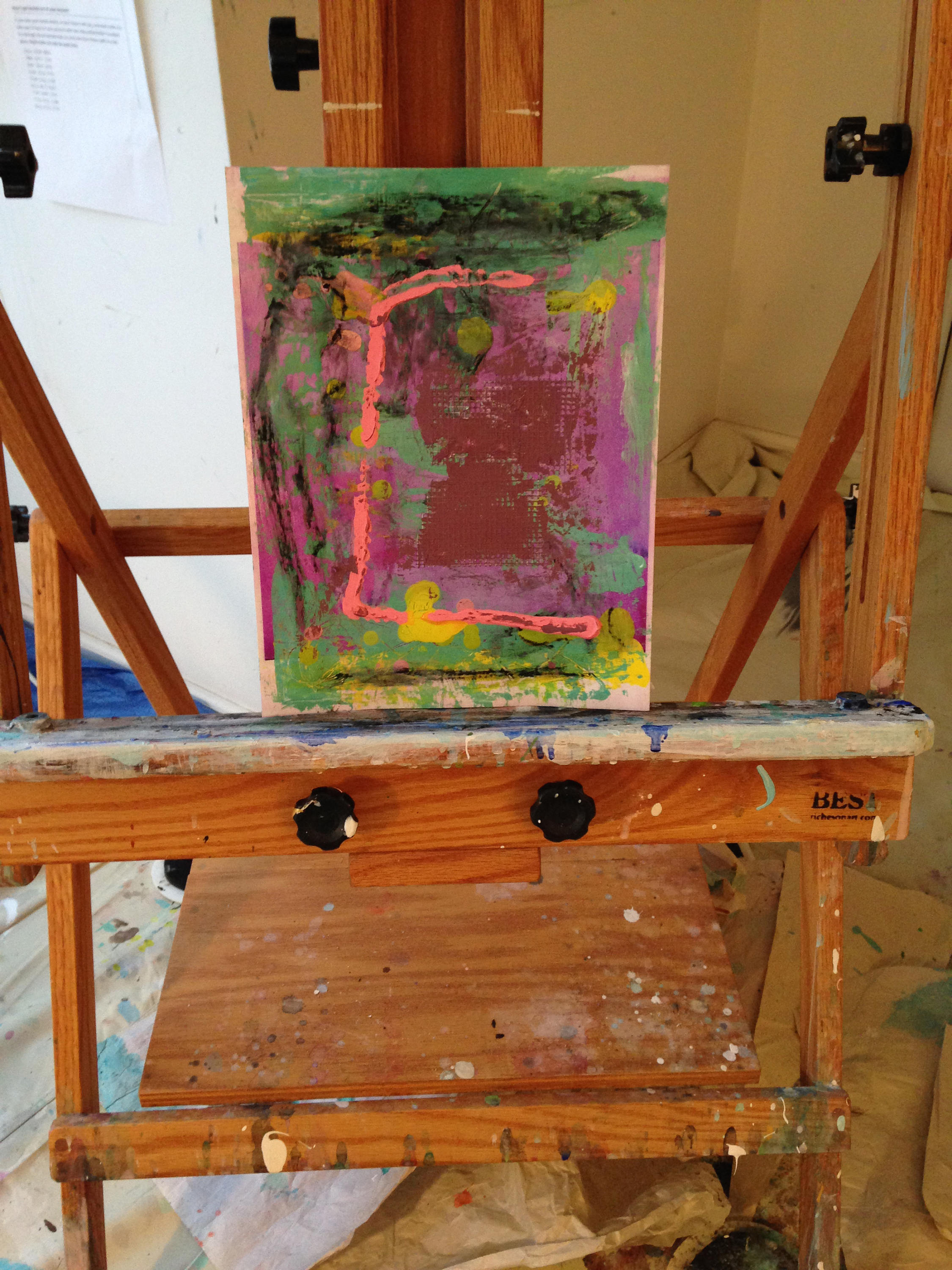 Abstract Painting on Paper Small Art Unframed Art Purple - Etsy