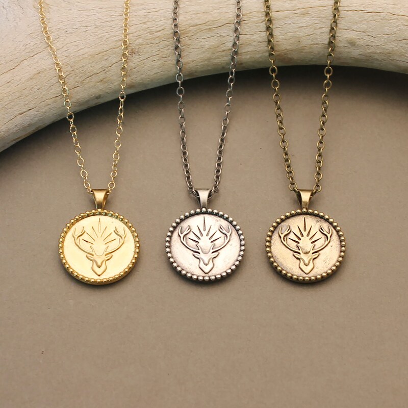 Boho Coin Necklace - Etsy