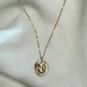 Bronze and Gold Athena’s Wisdom Amulet - Etsy