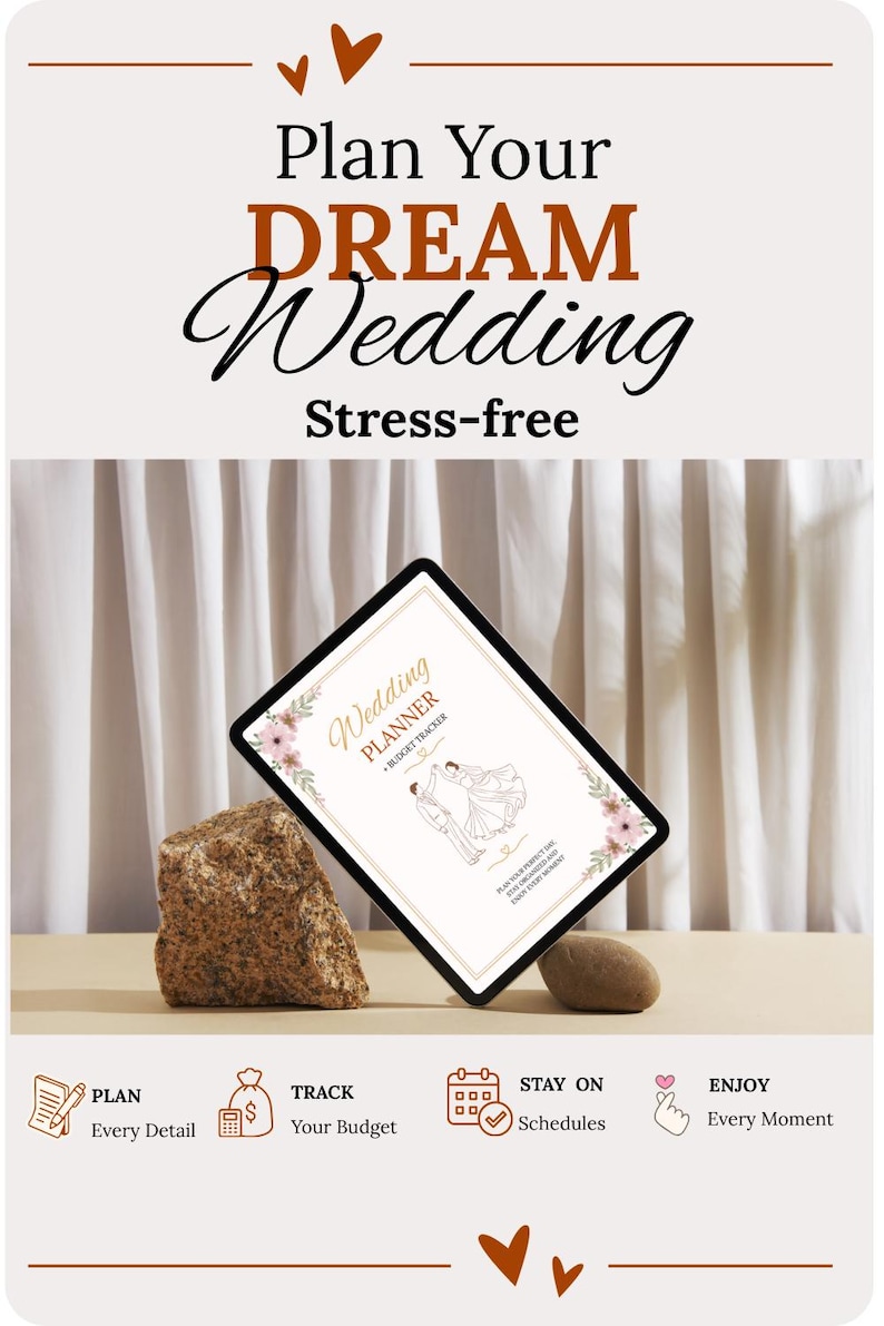 Digital Wedding Planner - Etsy Australia