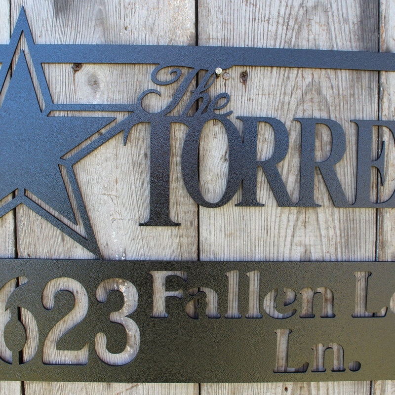 Cricut House Number Signs - Etsy