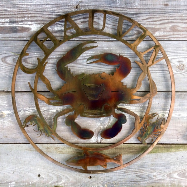 Crab Shack Sign - Etsy