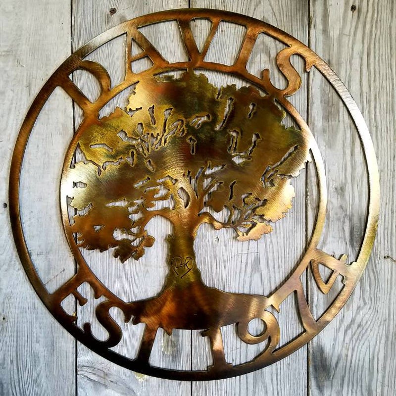 Oak Tree Sign - Etsy
