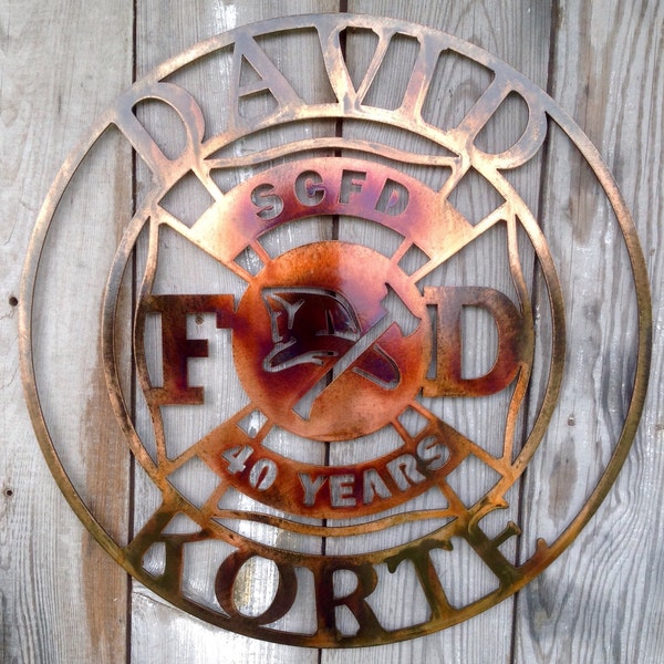 Fire Chief Sign - Etsy