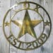 Custom Personalized Steel Texas Star Plaque House Sign Marker Metal ...