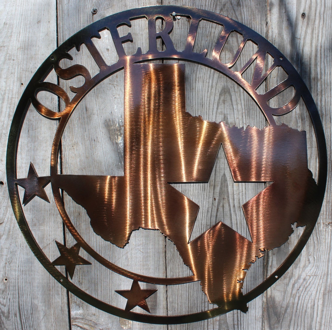 Custom Personalized Steel Texas State Address Plaque House - Etsy