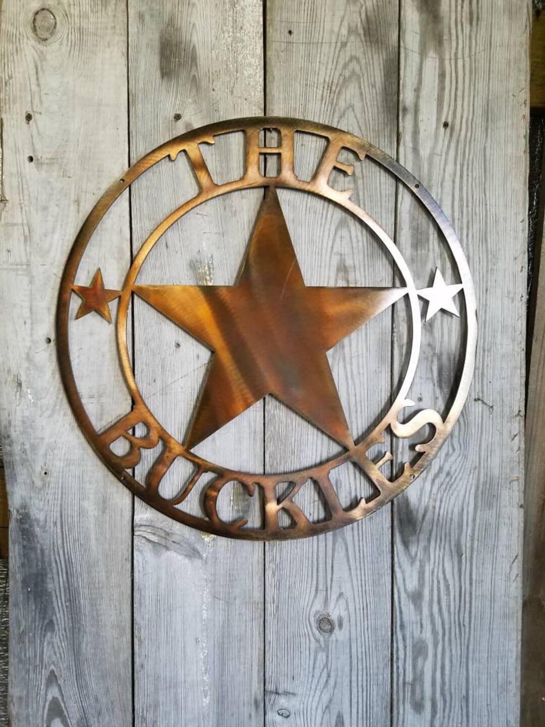 Custom Personalized Steel Texas Star Plaque House Sign Marker Metal ...
