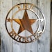 Custom Personalized Steel Texas Star Plaque House Sign Marker Metal ...