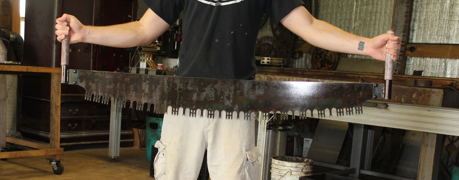 Passe Partout Crosscut Saw Bucking Saw Blade Replica 48 X 8 Inches - Etsy
