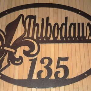 20x14 Custom Personalized Steel Welcome Address Plaque House Sign ...