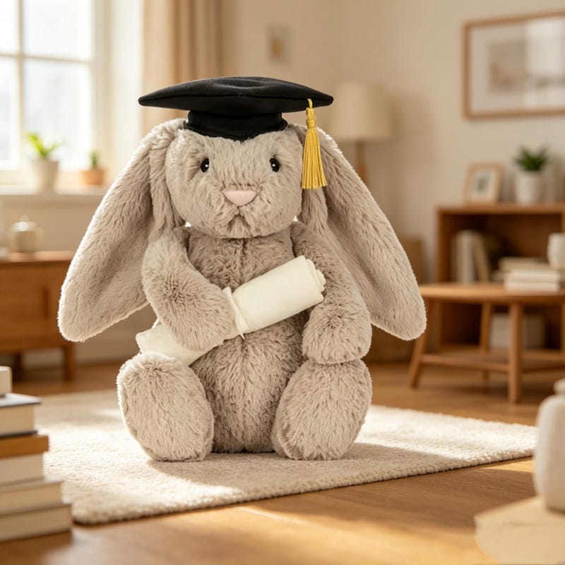 Graduation Jellycat Bunny - Etsy Canada