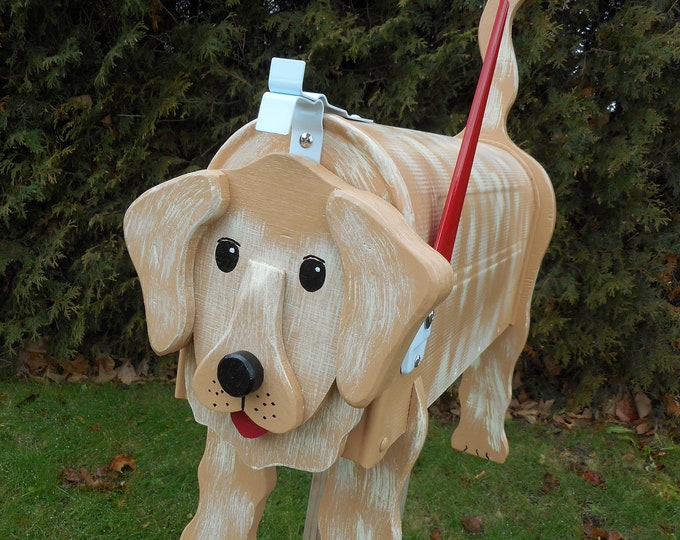 Dog Mailboxes Golden Retriever Mailbox - Etsy