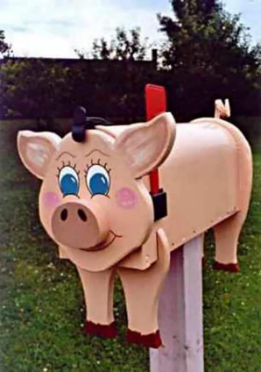 Farm Animal Mailboxes - Pig Mailbox - Etsy