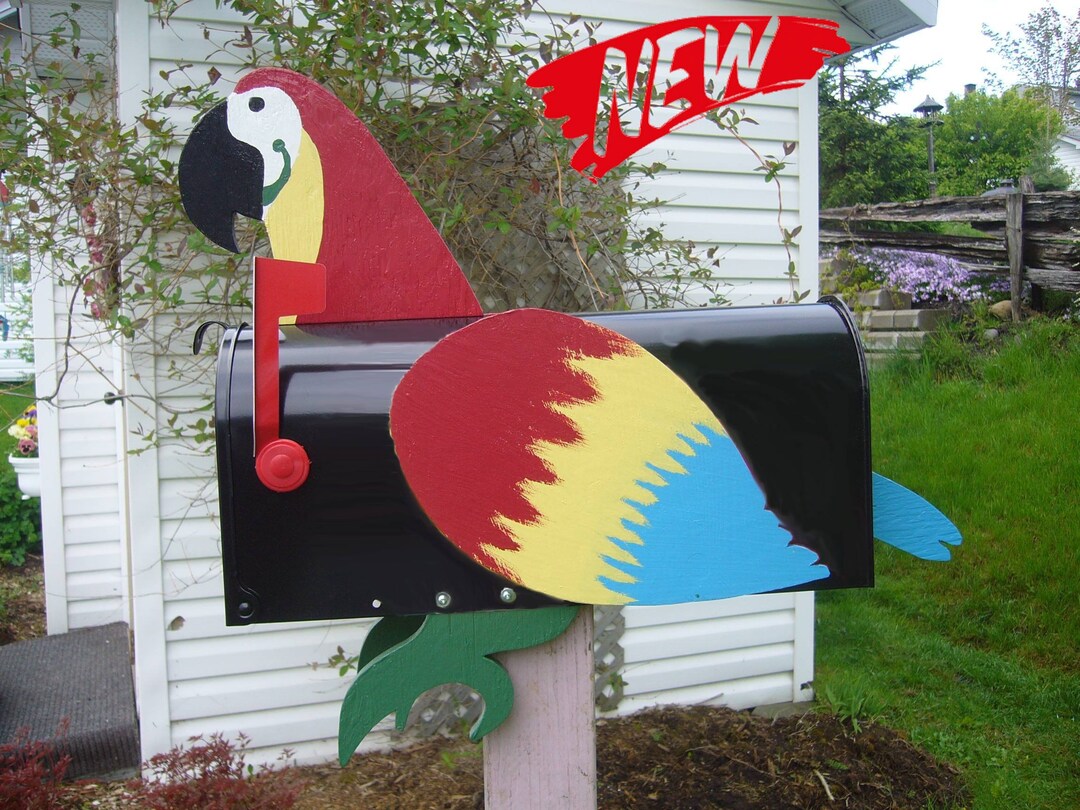 Bird Mailboxes - Parrot Mailbox - Etsy