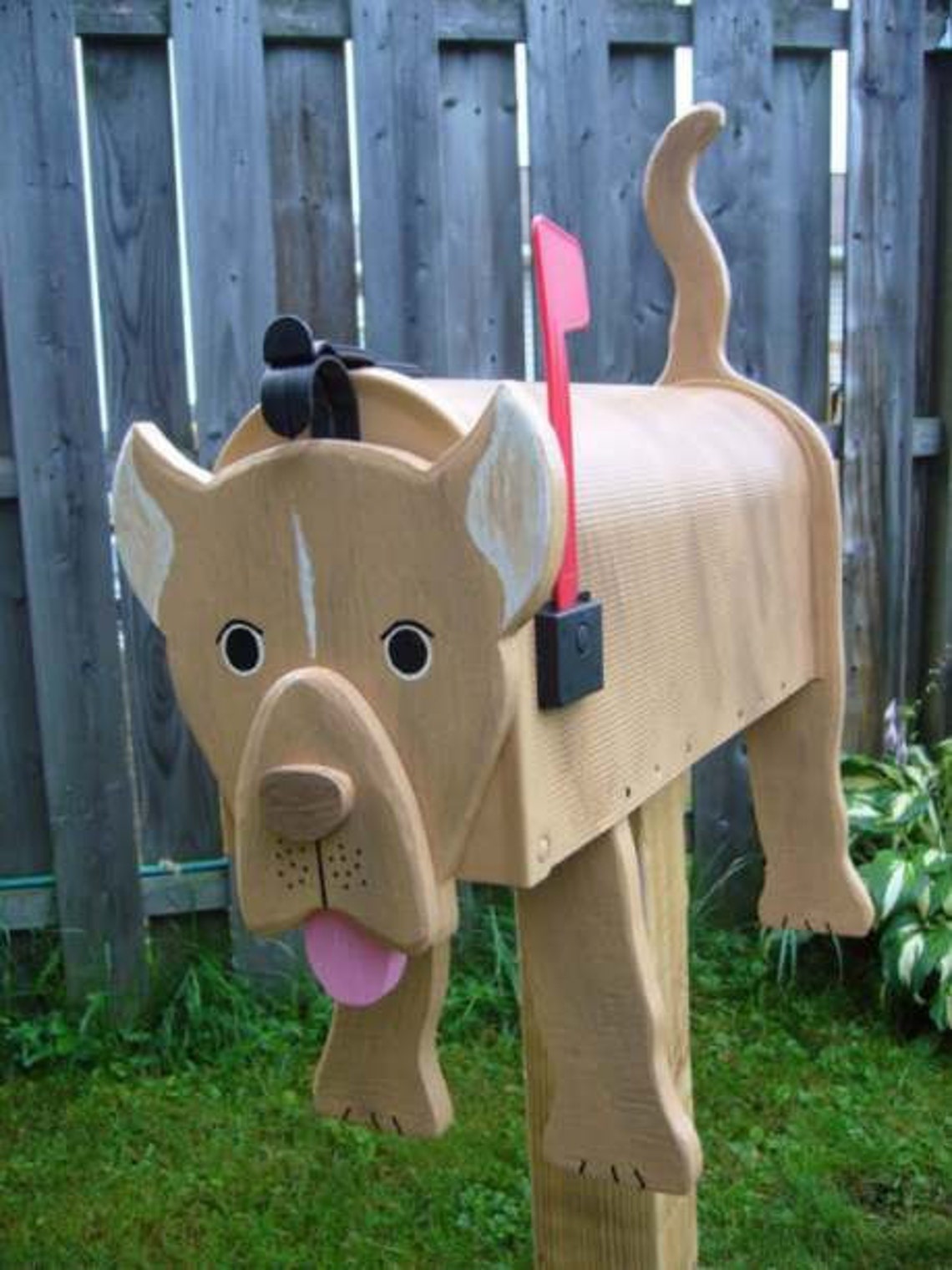 Dog Mailboxes Pitbull Mailbox - Etsy