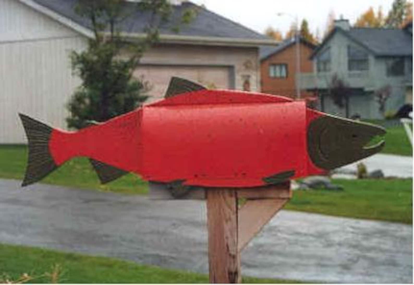 Fish Mailboxes - Salmon Mailbox - Etsy