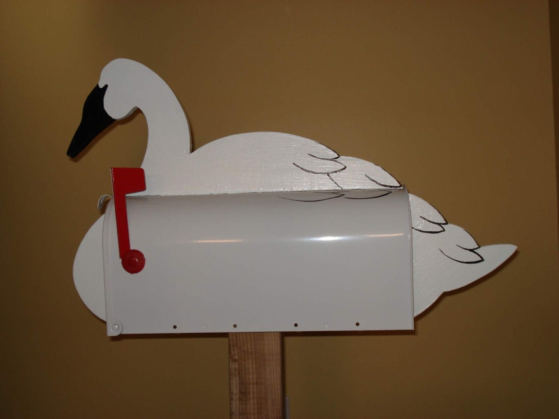 Bird Mailboxes Swan Mailbox - Etsy