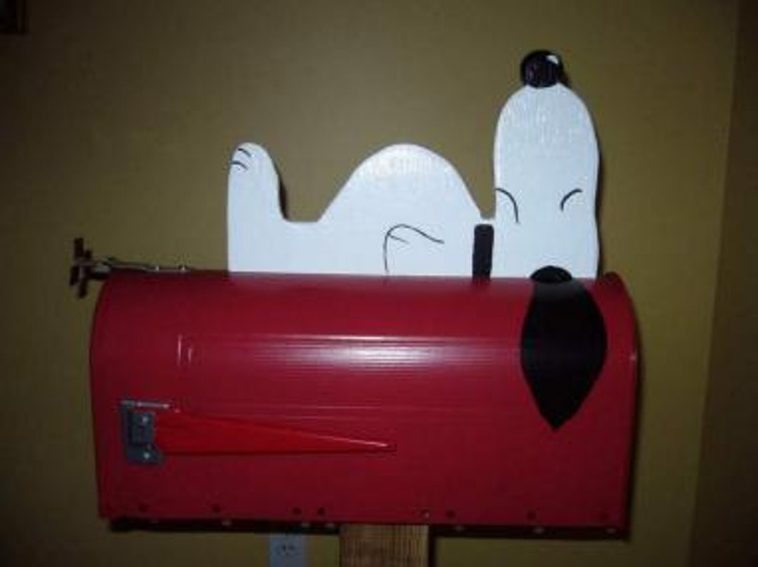 Novelty Mailboxes - Snoopy Mailbox ( Red ) - Etsy