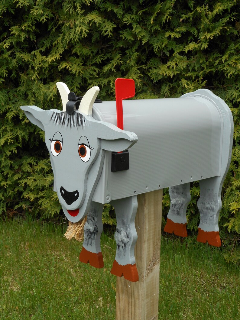 Farm Animal Mailboxes - Goat Mailbox - Etsy