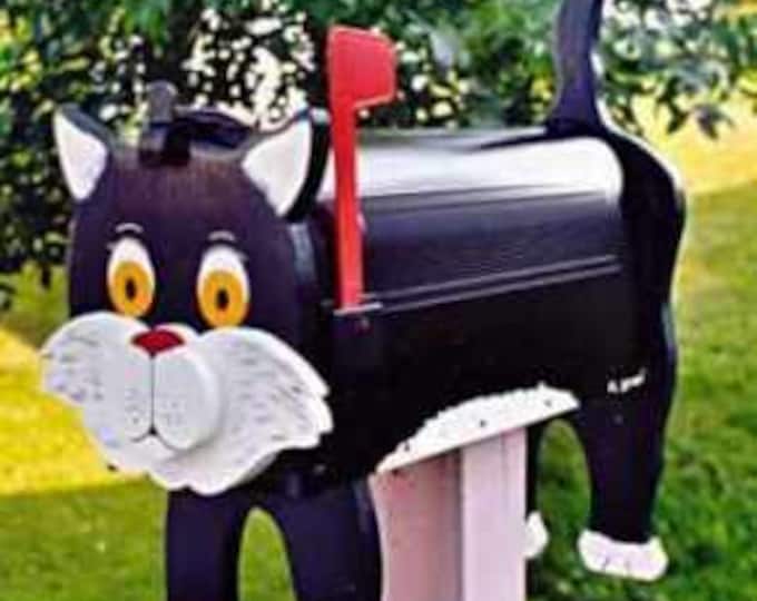 Cat Mailboxes Black Cat Mailbox - Etsy