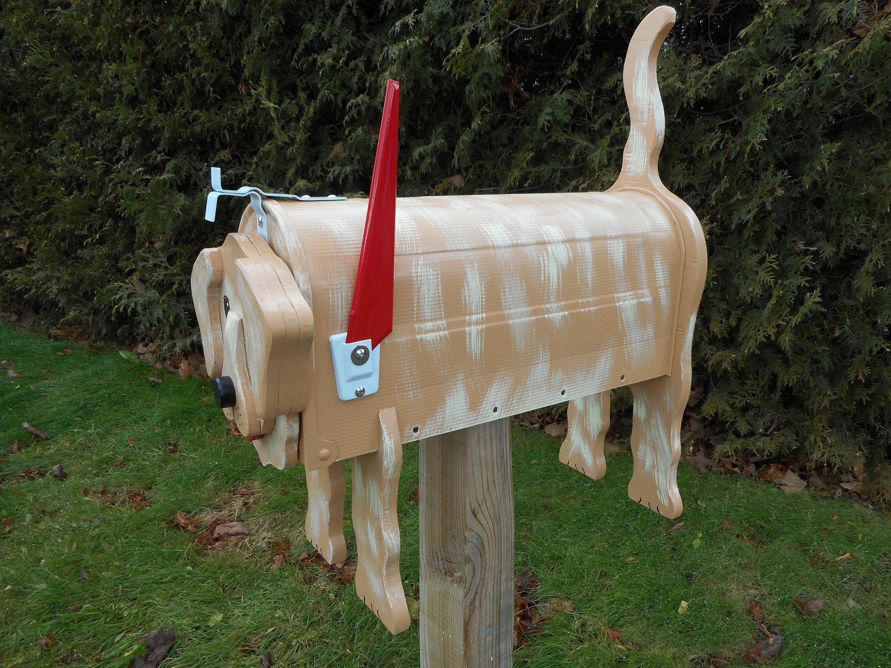 Dog Mailboxes Golden Retriever Mailbox | Etsy Australia