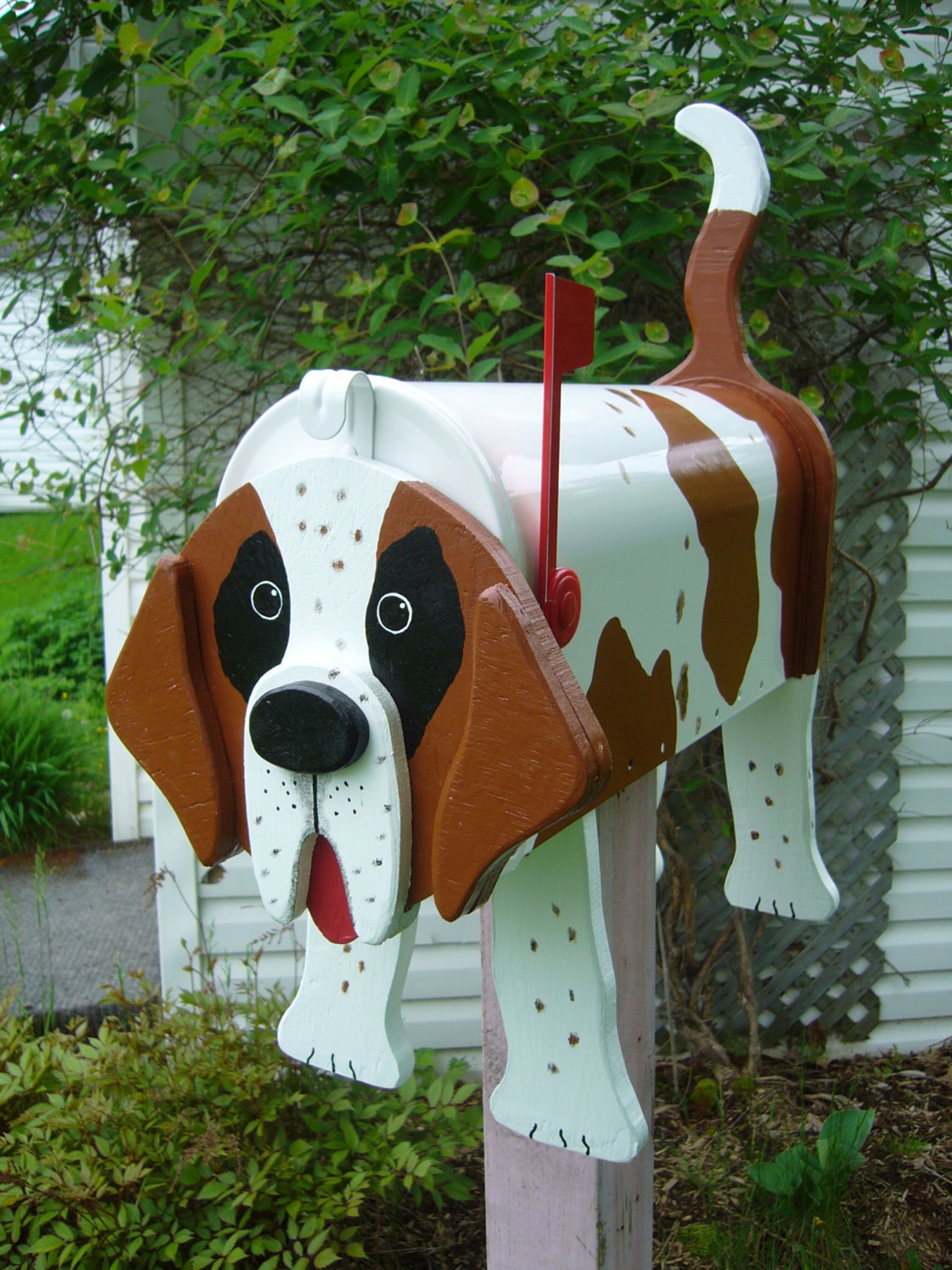 Dog Mailboxes St-bernard Mailbox - Etsy