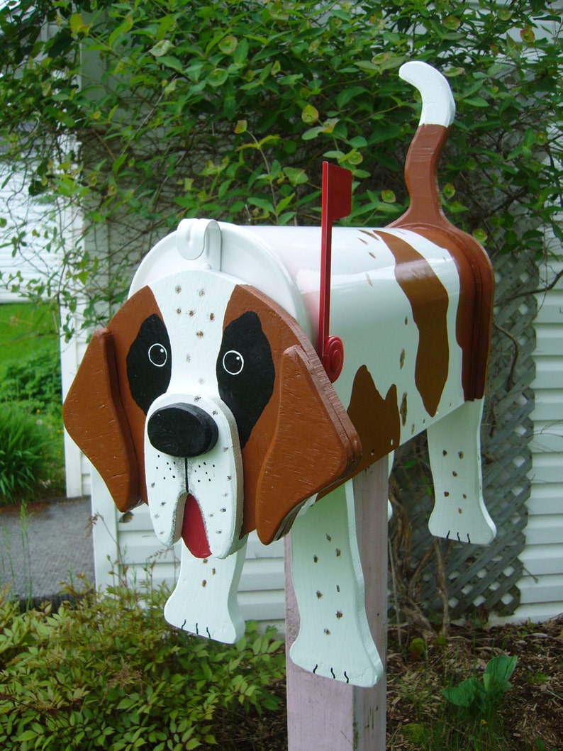 Dog Mailboxes St-bernard Mailbox - Etsy Australia