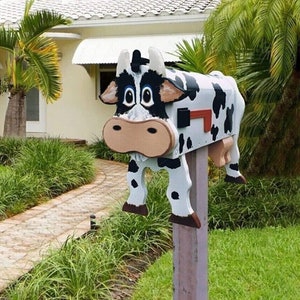 Cow Mailbox - Farm Animal Mailboxes - Etsy