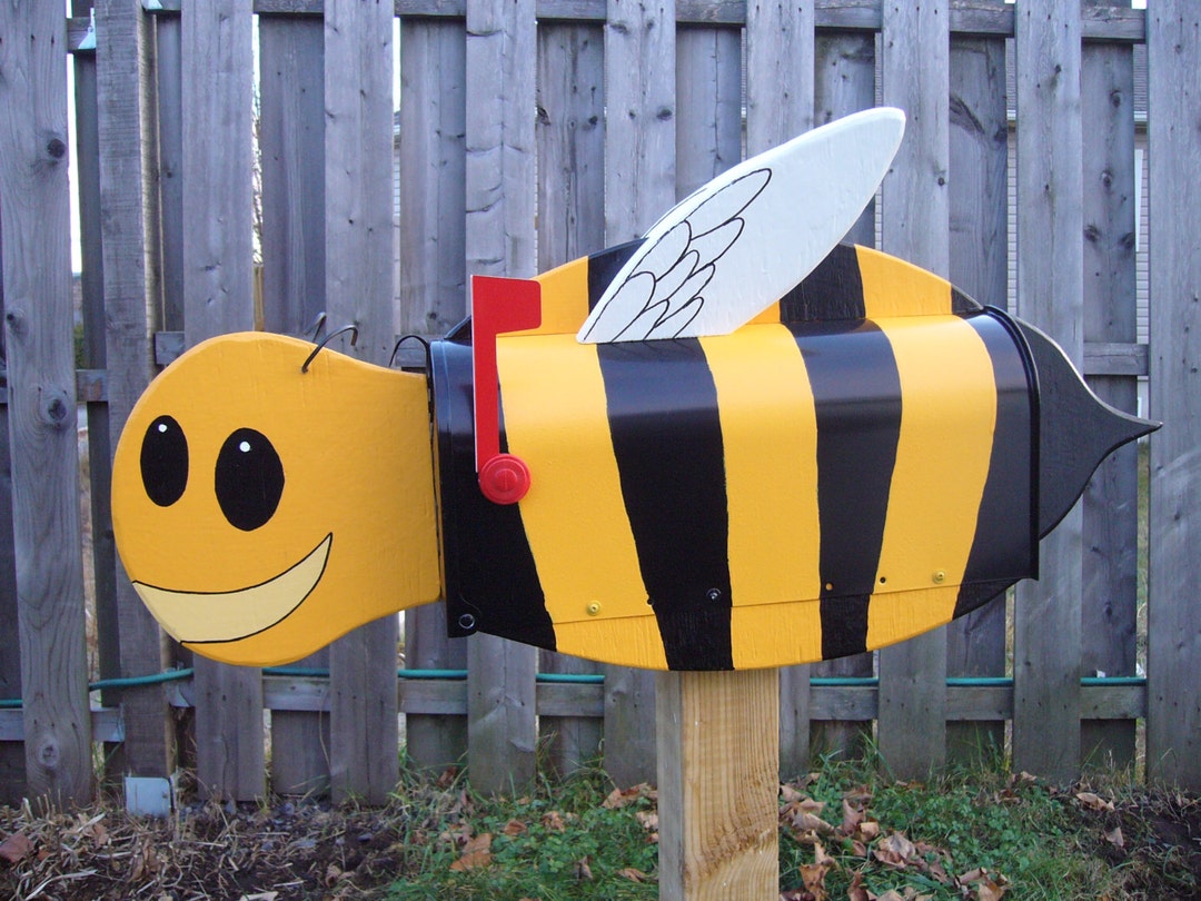 Novelty Mailboxes - Bee Mailbox - Etsy