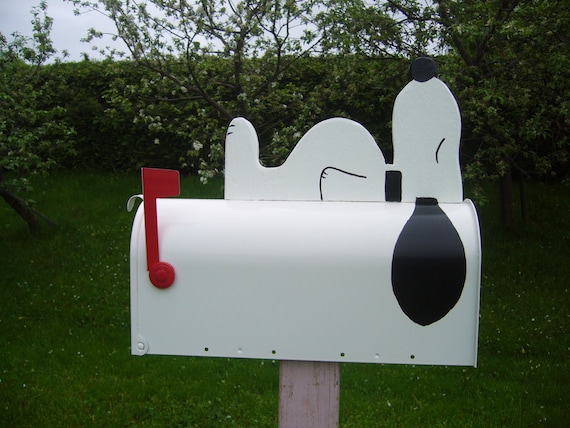 Novelty Mailboxes Snoopy Mailbox white - Etsy