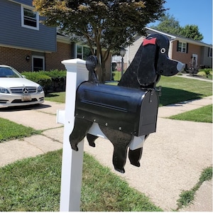 Dog Mailboxes - Poodle Mailbox (BLACK) - Etsy
