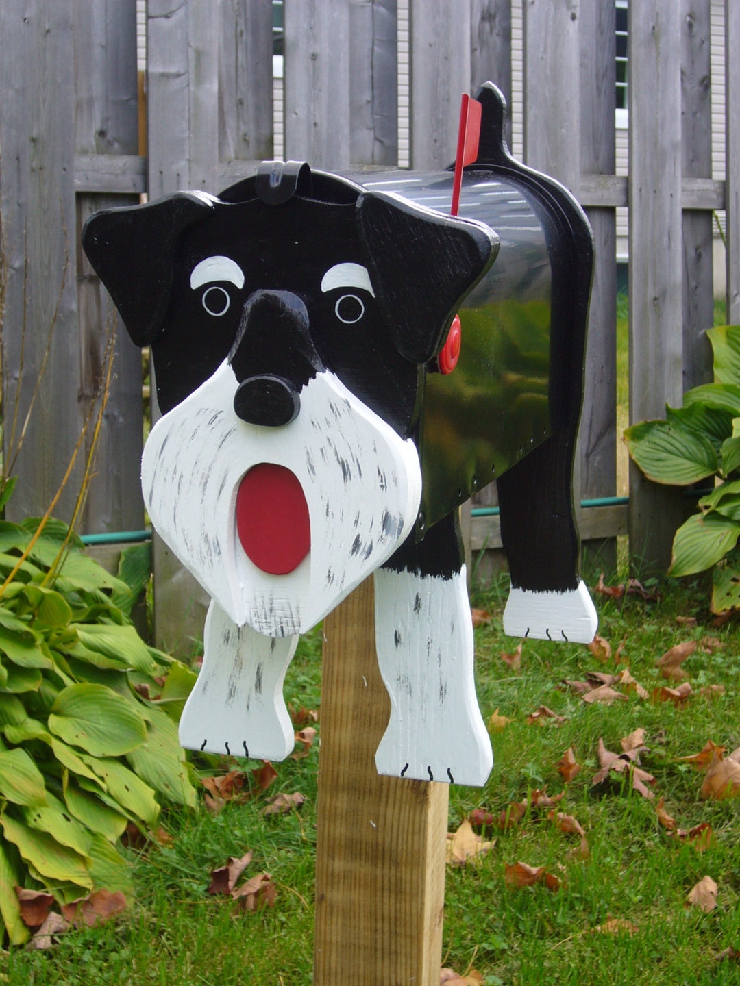 Dog Mailboxes - Schnauzer Mailbox - Etsy