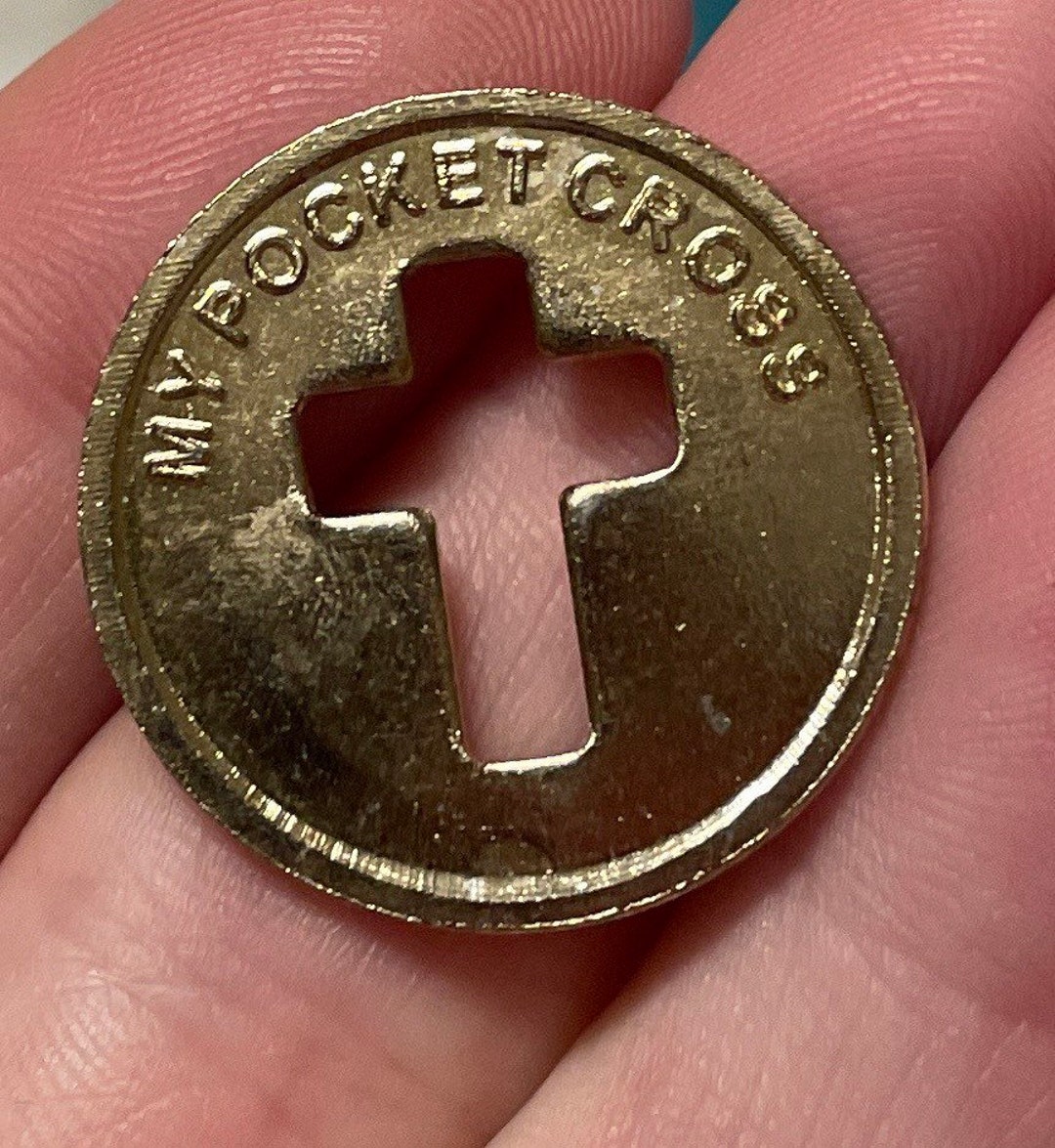 Pocket Cross Token - Etsy