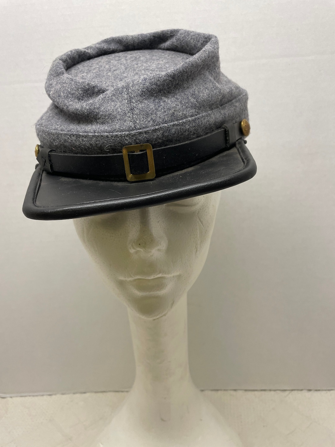 Souvenir Gray Kepi for Johnny Reb Costume Replica Civil War Hat ...
