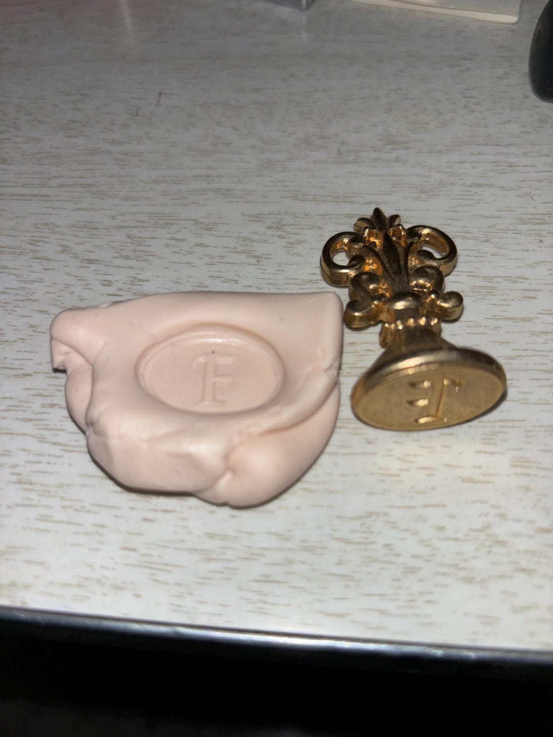 Wax Stamp Letter F - Etsy
