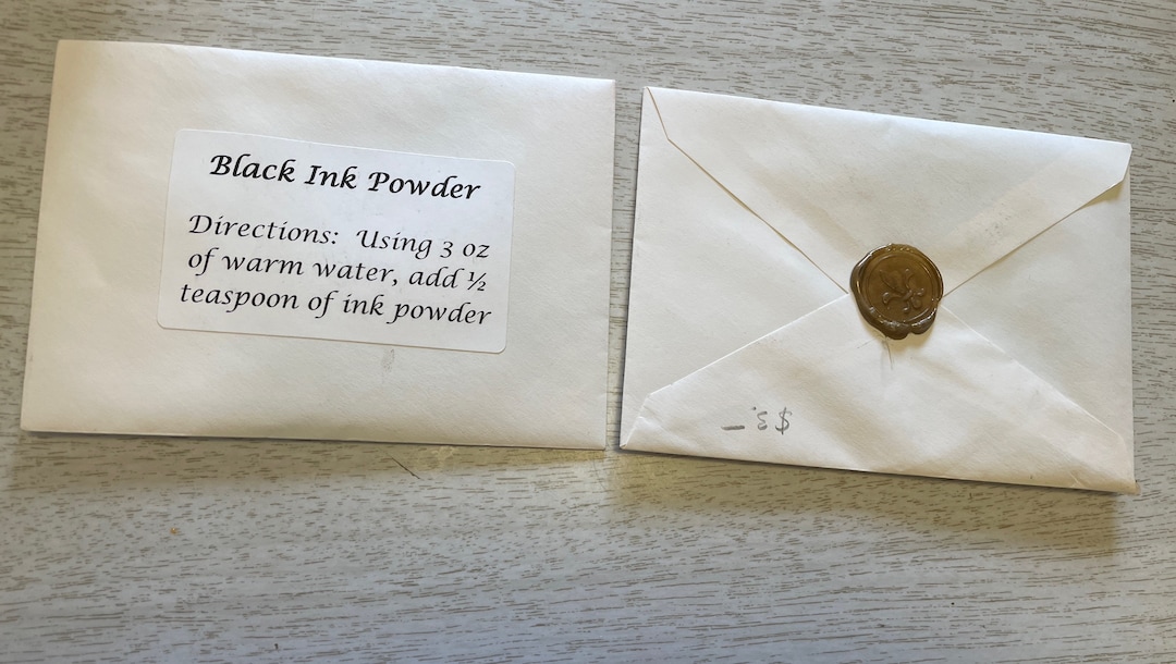 Black Ink Powder - Etsy