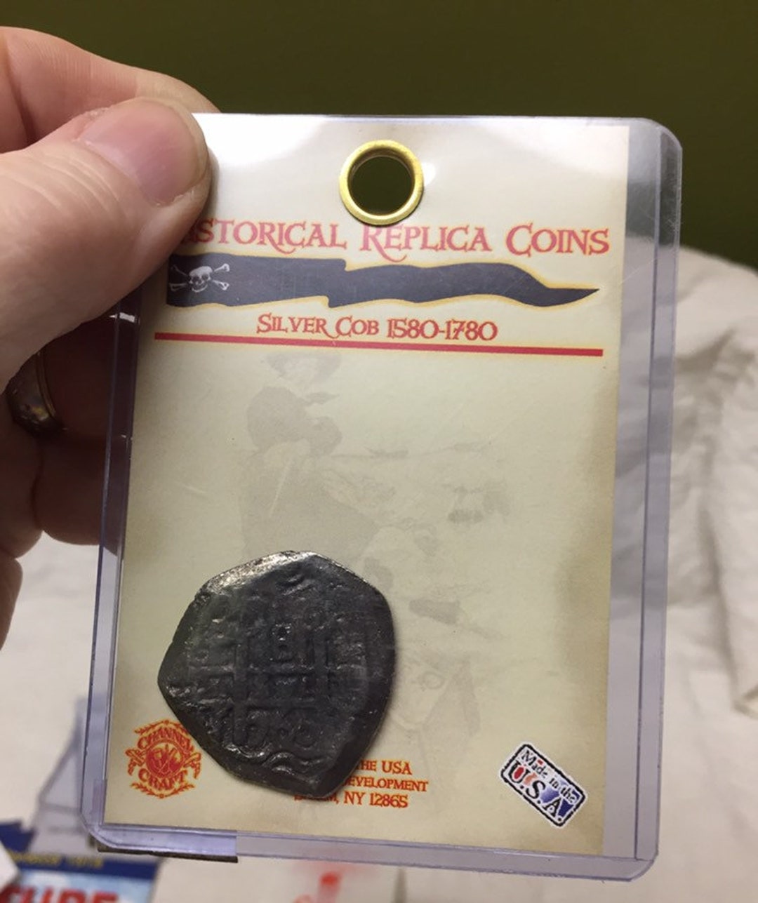 Souvenir Historical Replica Coin Silver Cob 1580-1780 - Etsy