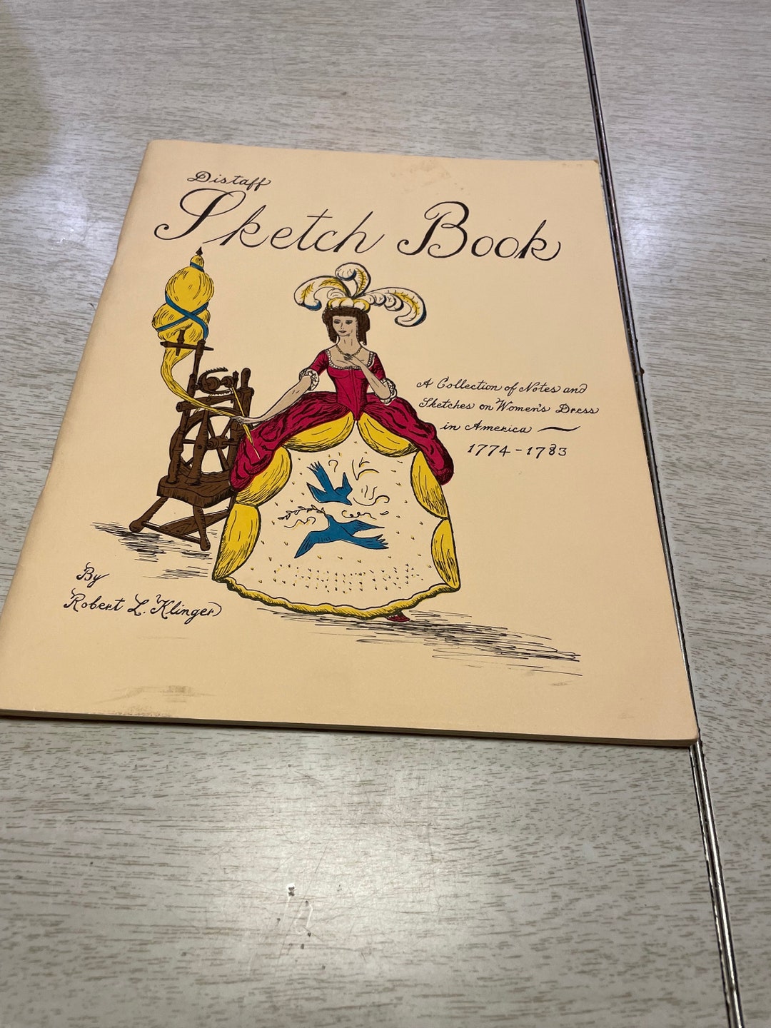 Distaff Sketchbook by Robert Lee Klinger (1974) - Etsy