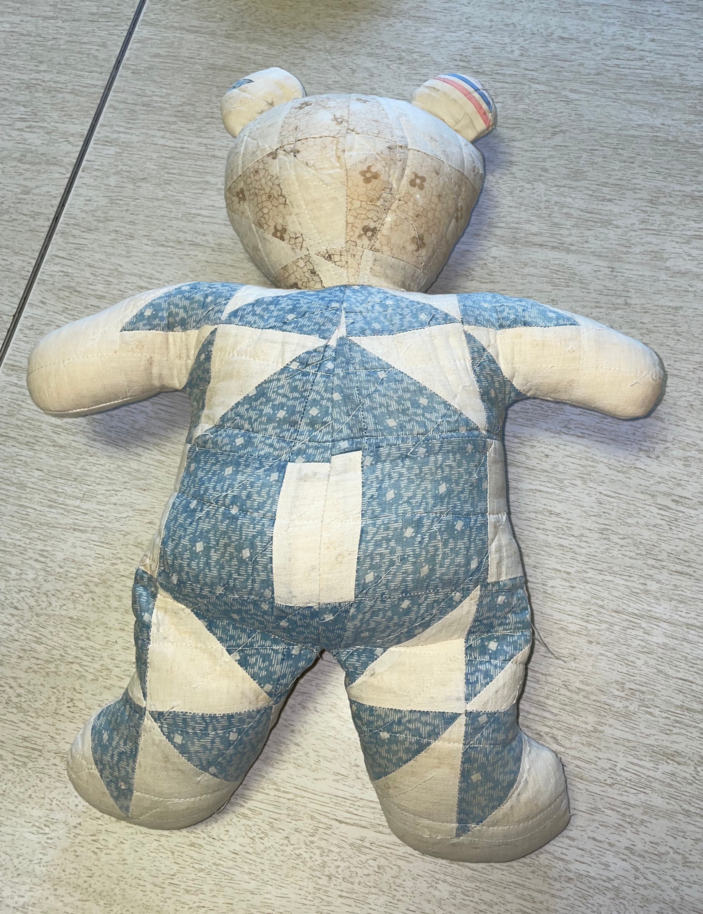 Teddy Bear Made From Vintage Quilt - Etsy