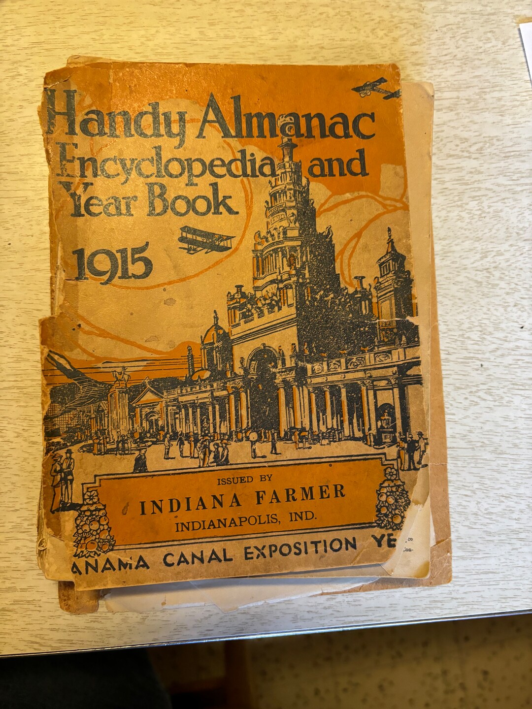 Handy Almanac 1915 Indiana Farmer Journal Panama Canal Exposition Year ...