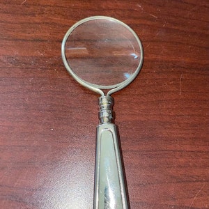 Small Magnifying Glass With Decorative Metal Handle - Etsy