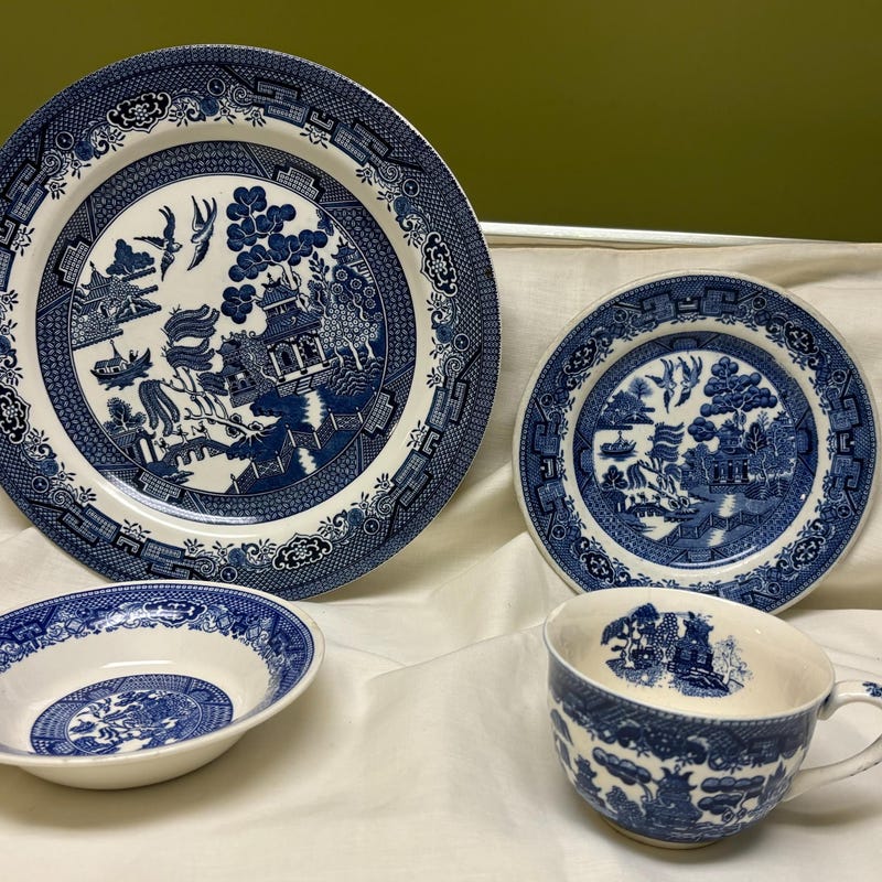 Blue Willow Dishes - Etsy