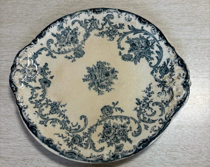 Royal Bonn Rosenguilande Blue Plate - Etsy