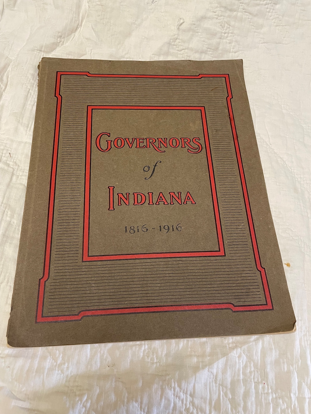 Governors of Indiana 1816 to 1916 - Etsy